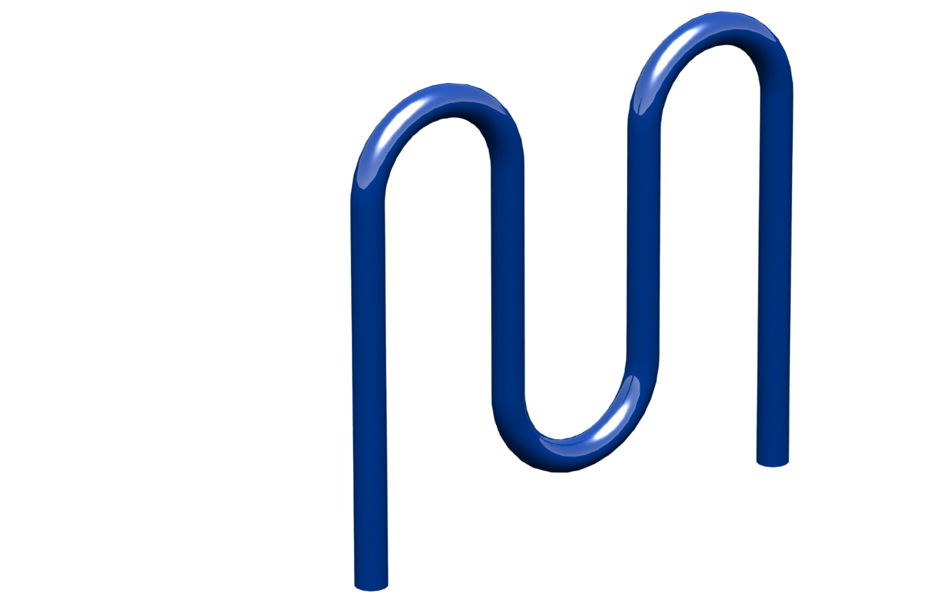 Loop Bike Rack 5 Bike Inground